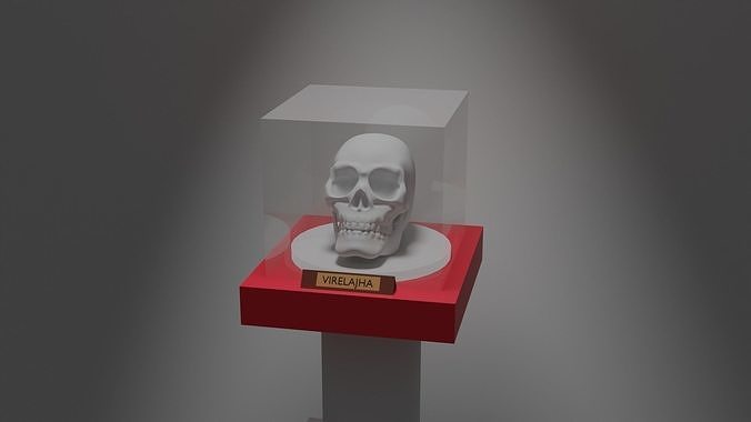 Skull obj fbx Blend 3D model | CGTrader