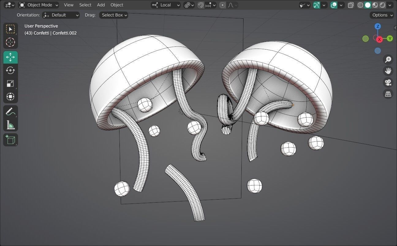 3D model Confetti Emoji new Animated VR / AR / low-poly | CGTrader