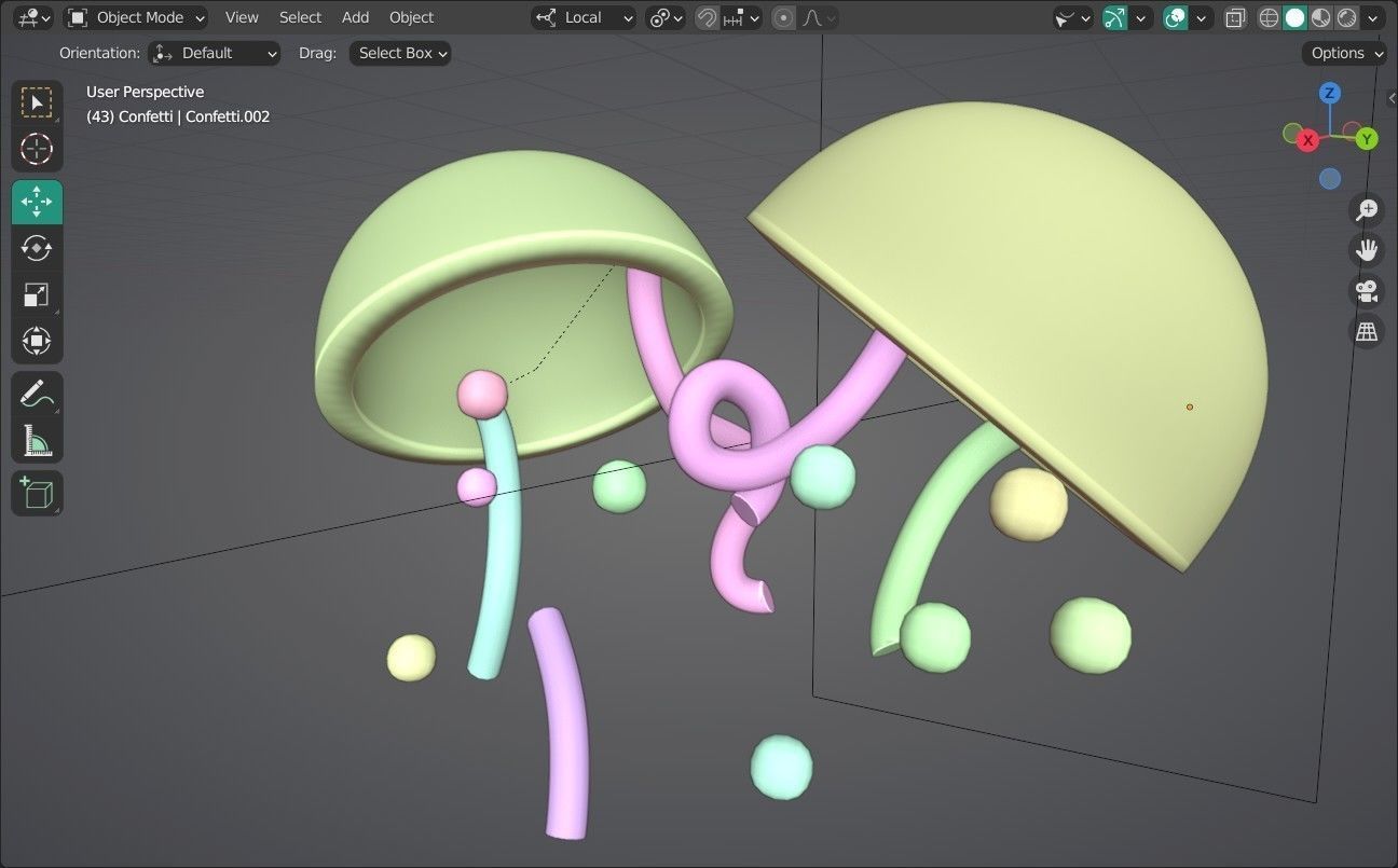 3D model Confetti Emoji new Animated VR / AR / low-poly | CGTrader
