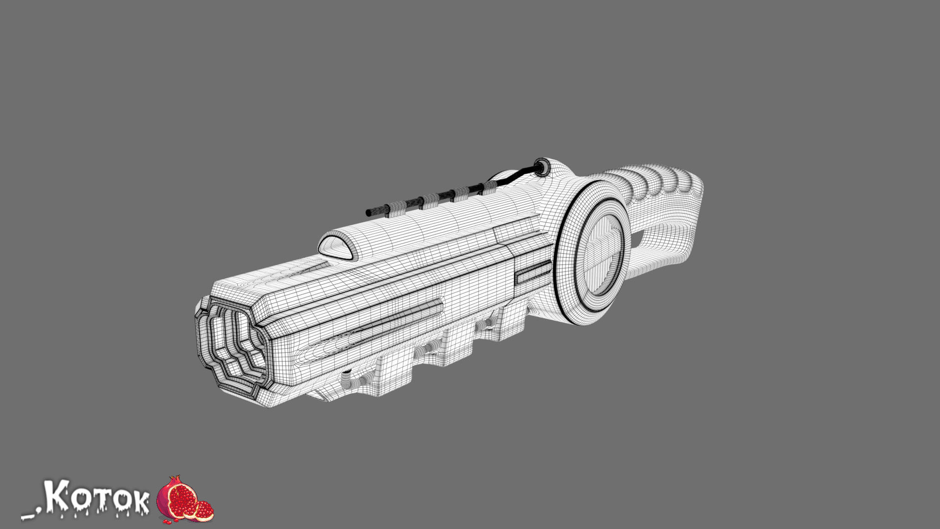 Space Gun free VR / AR / low-poly 3D model | CGTrader