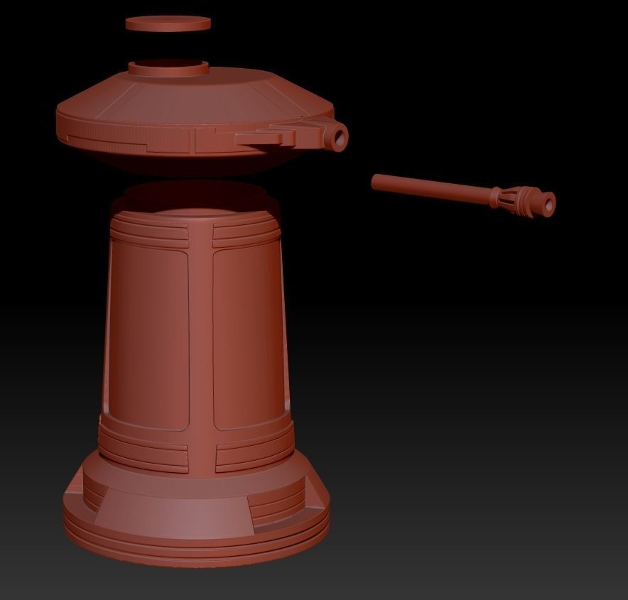 Hoth Turret 3D model 3D printable | CGTrader