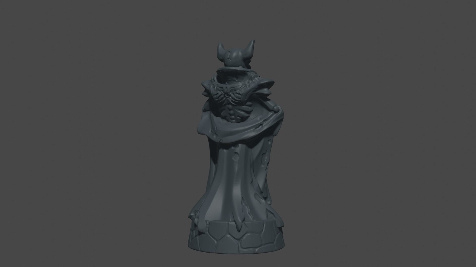 Fantasy undead army chess set 3D model 3D printable | CGTrader