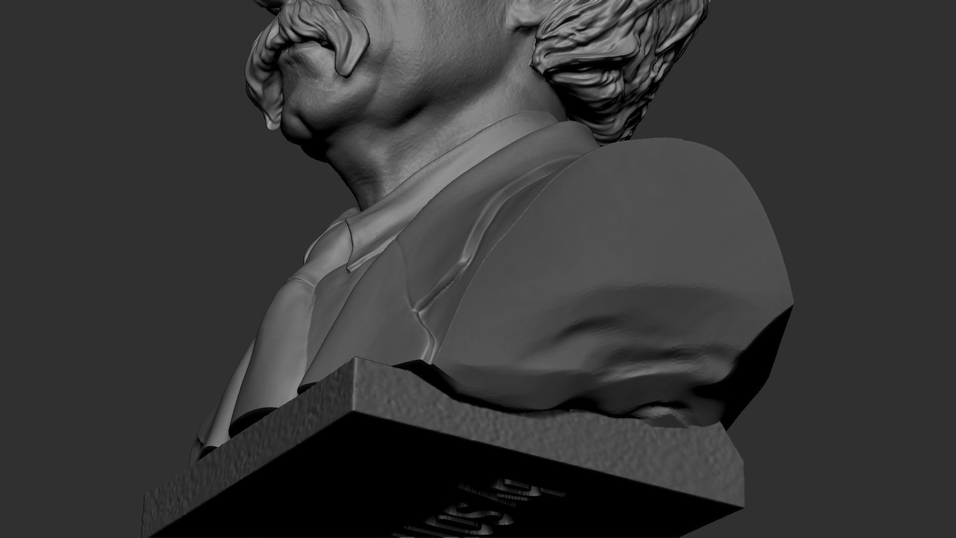 Mark Twain 3D model 3D printable | CGTrader