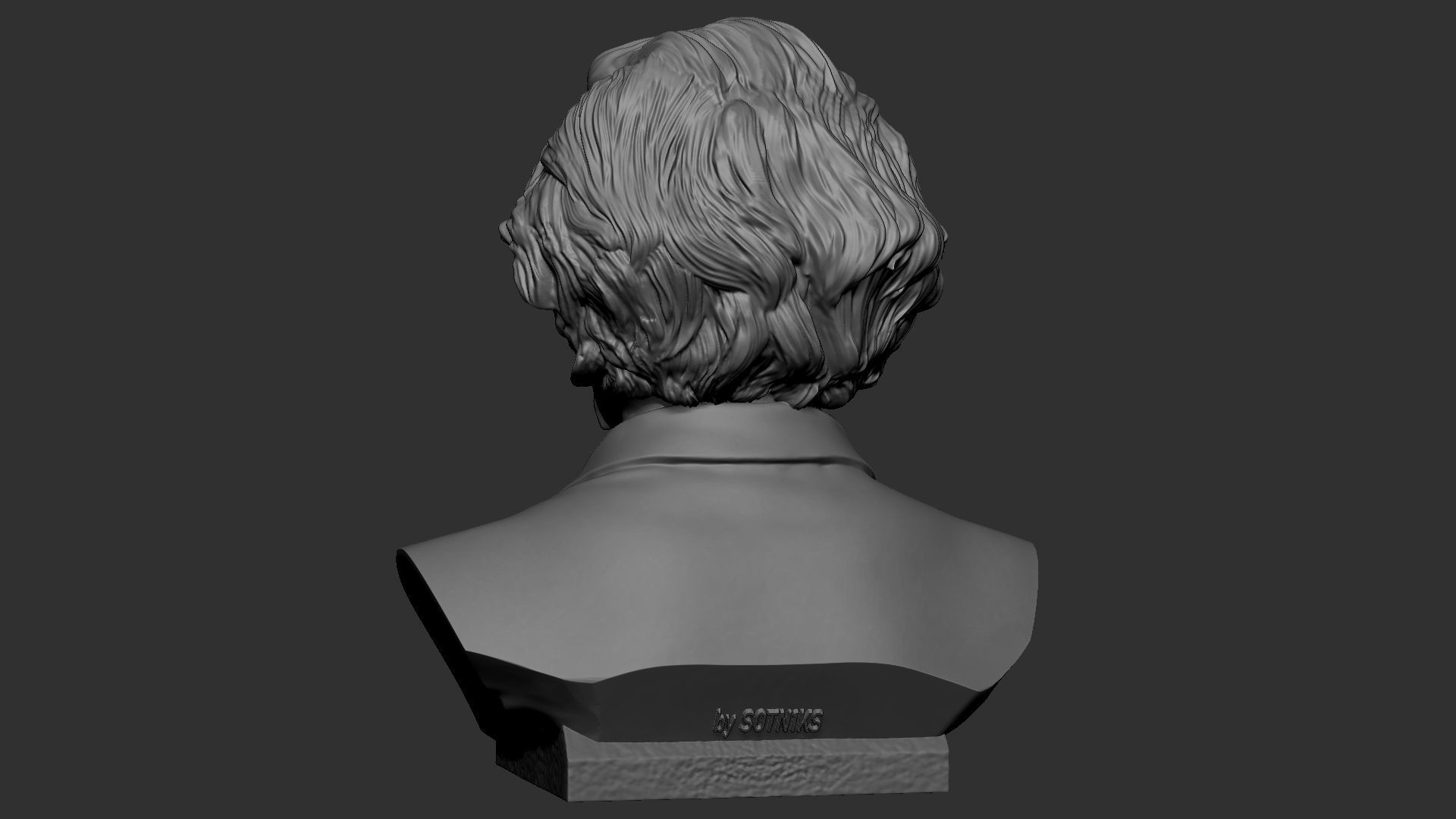 Mark Twain 3D model 3D printable | CGTrader