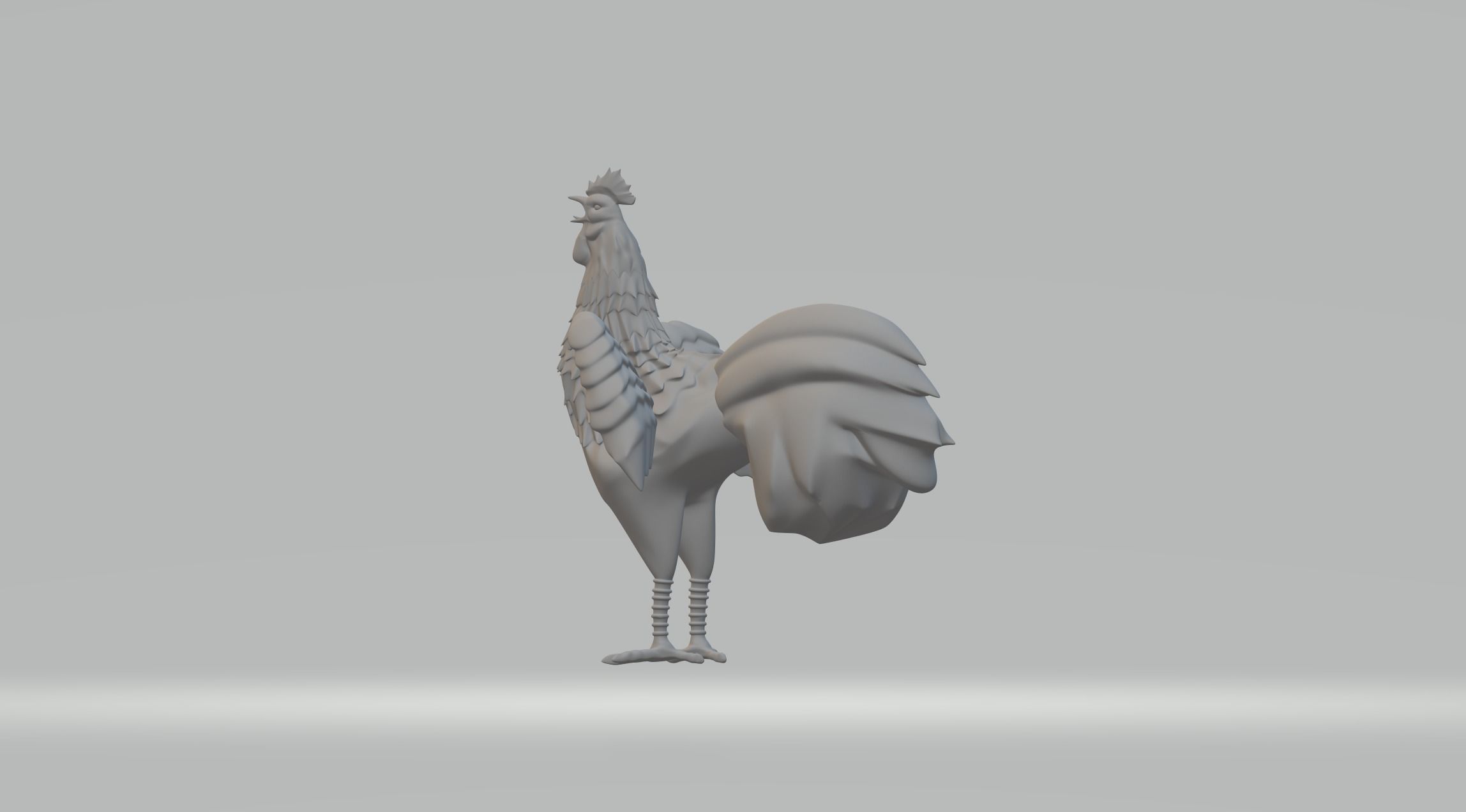 Rooster 3D model 3D printable | CGTrader