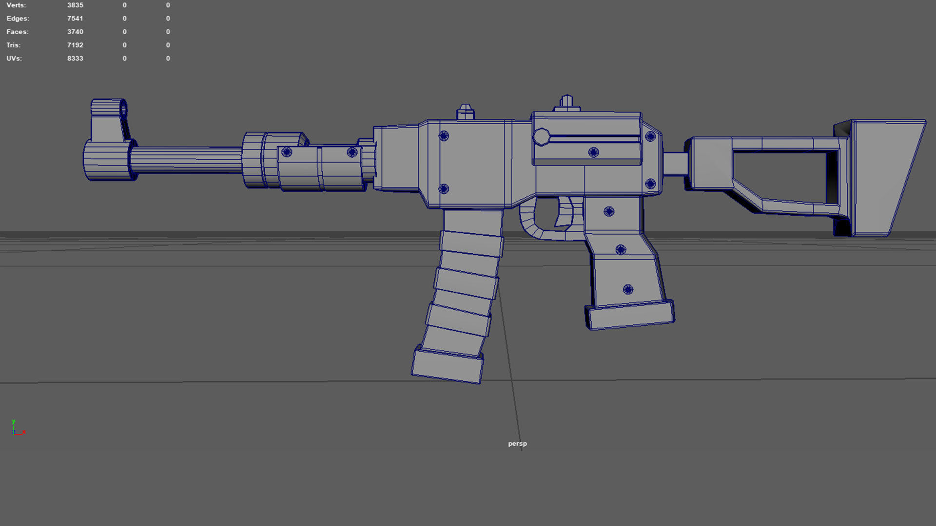 3D model Stylized AK-47 Rifle VR / AR / low-poly | CGTrader