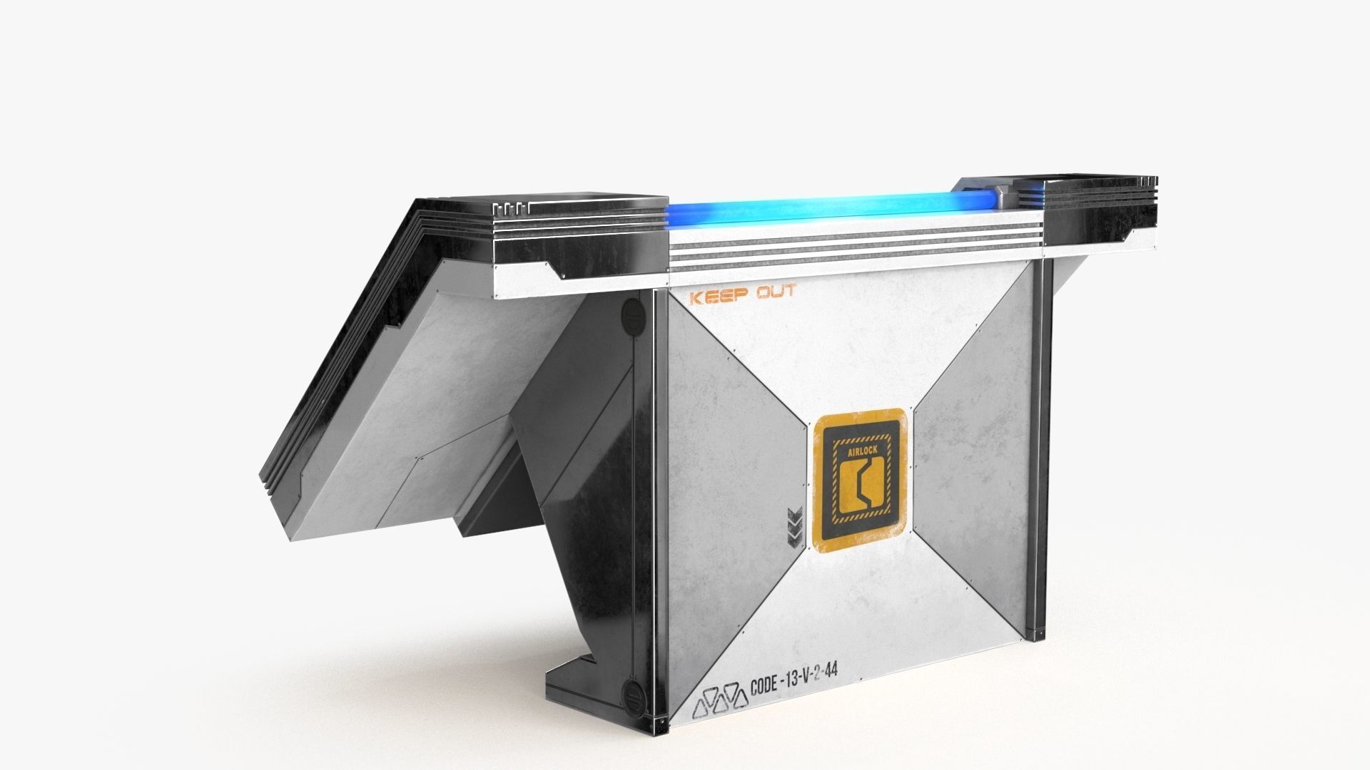 3D model Sci Fi Control Panel Table R VR / AR / low-poly | CGTrader