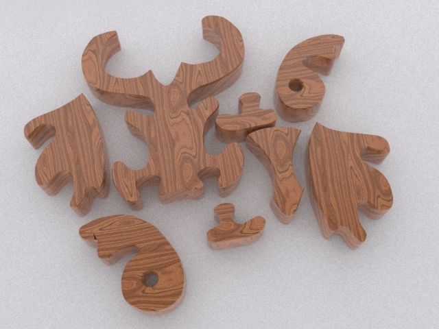 Wooden OWL 3D Print 3D model 3D printable | CGTrader