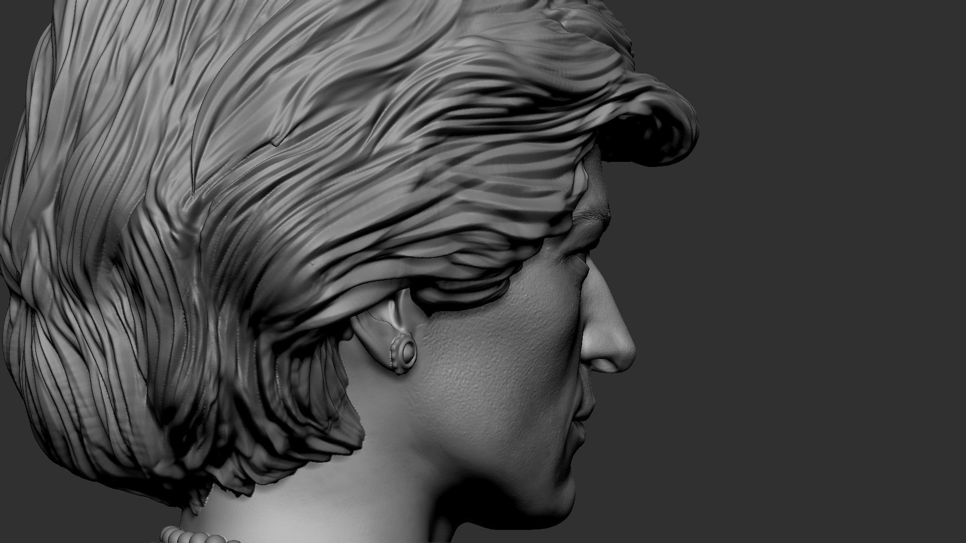 Diana Princess of Wales 3D model 3D printable | CGTrader
