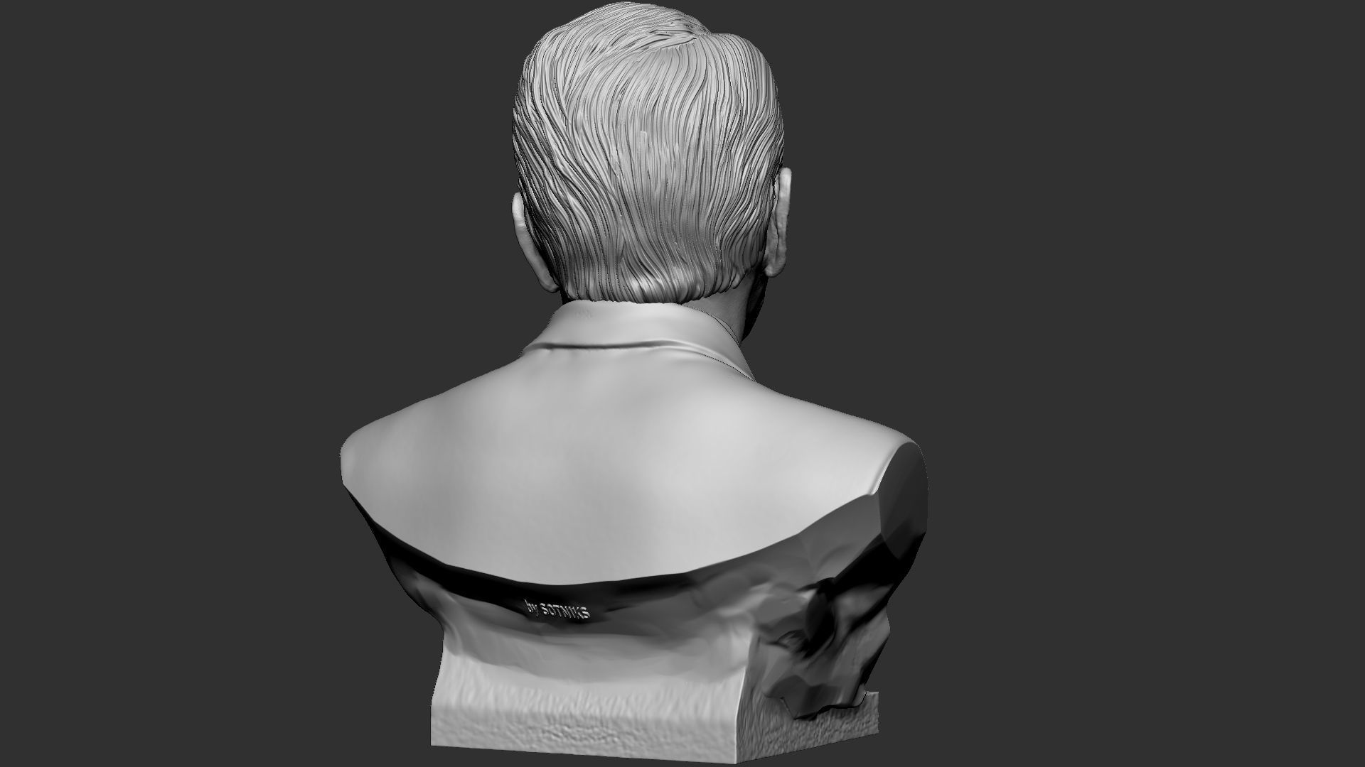 Ronald Reagan 3D model 3D printable | CGTrader