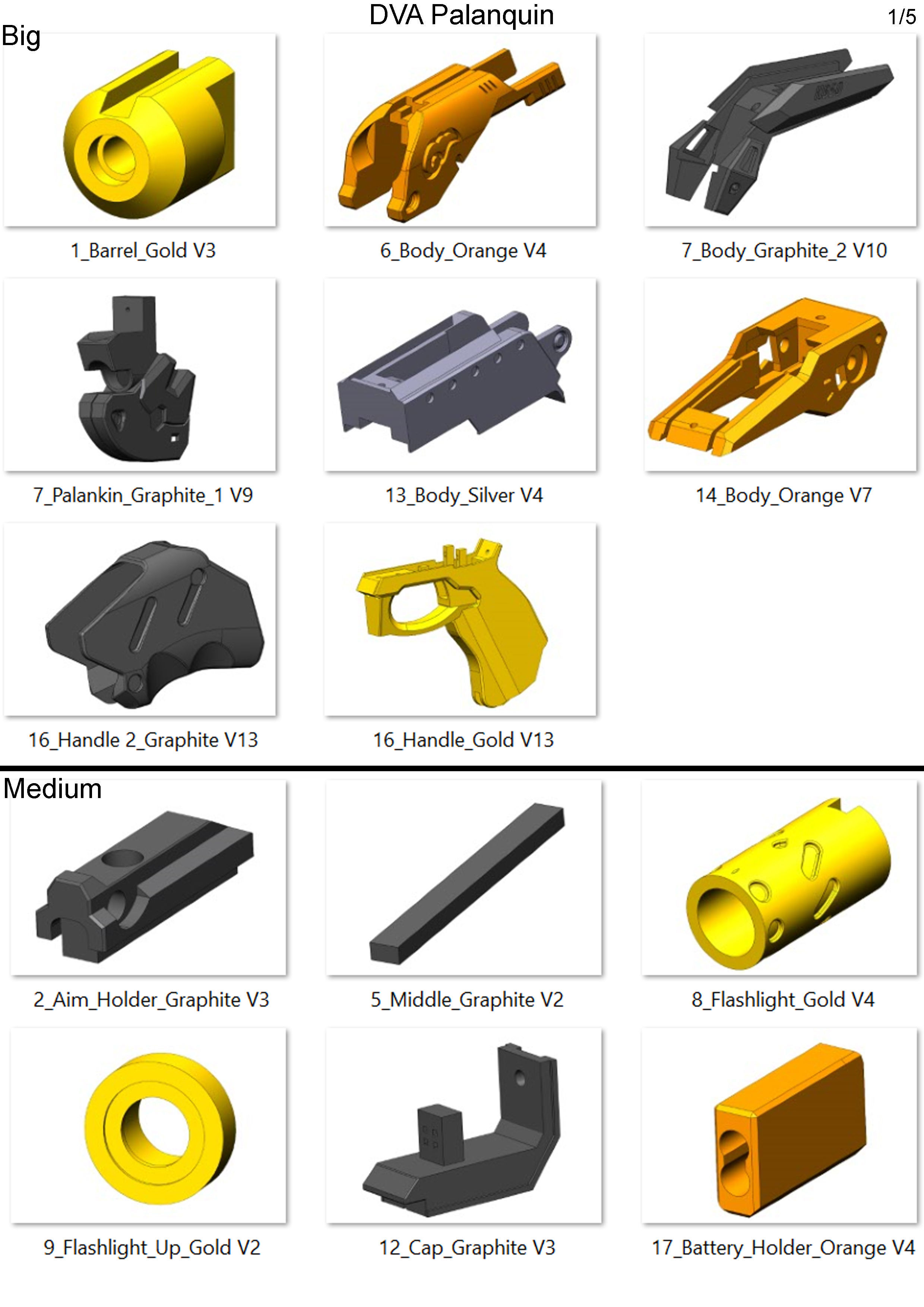 DVa Blaster Palaquin Skin - Overwatch - Commercial - STL 3D model 3D ...