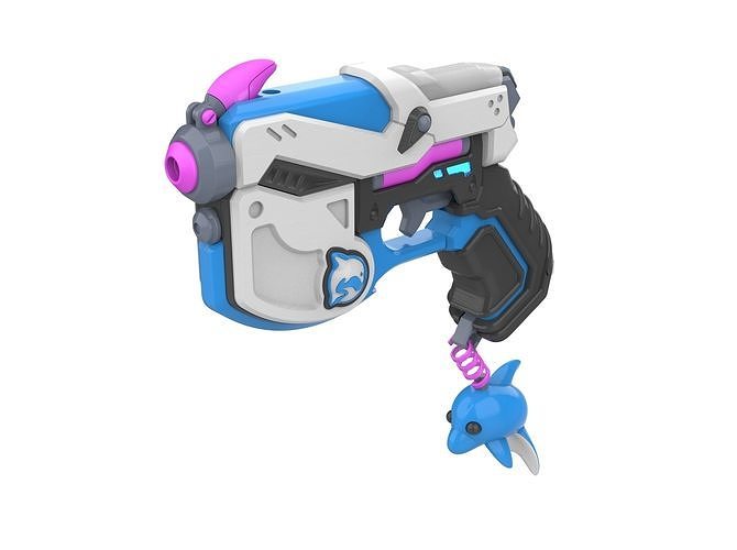 DVa Blaster Waveracer Skin - Overwatch - Commercial - STL 3D model 3D ...