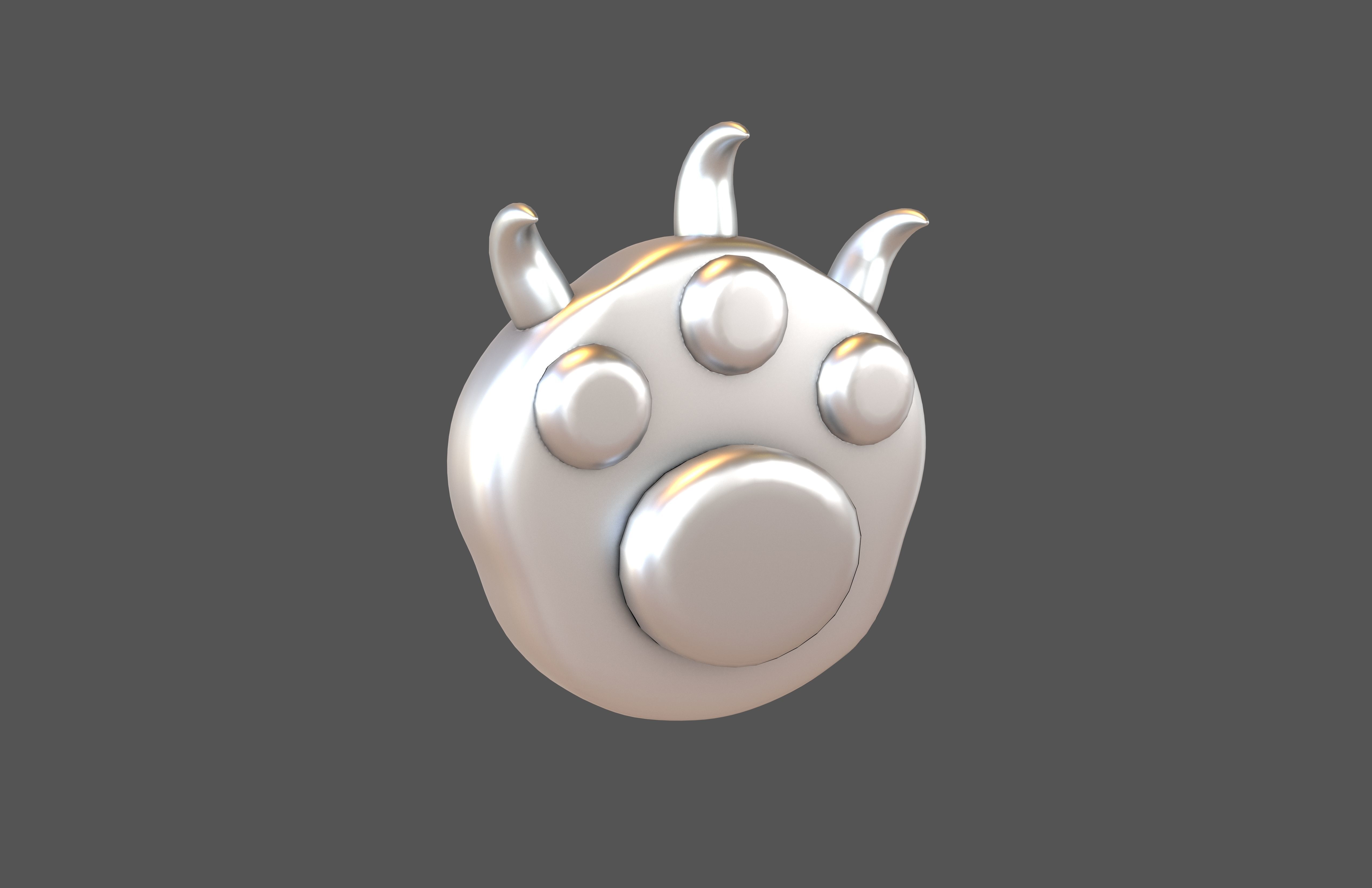 3D model Cat Paw v2 005 VR / AR / low-poly | CGTrader