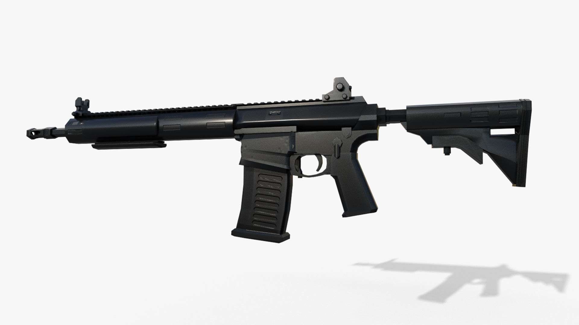 3D model Troy Par Rifle Gun VR / AR / low-poly | CGTrader