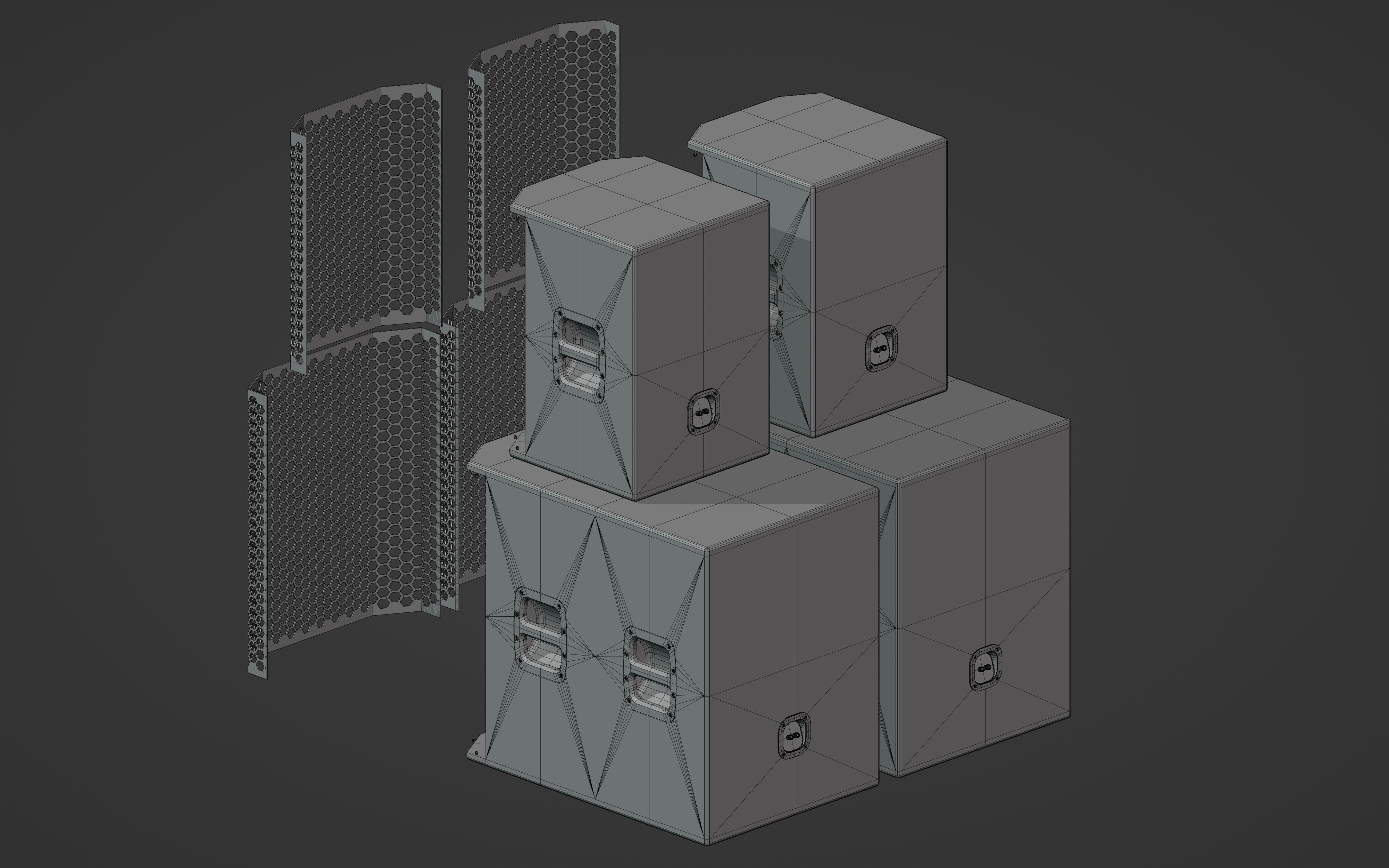 Big Speakers 3D model | CGTrader