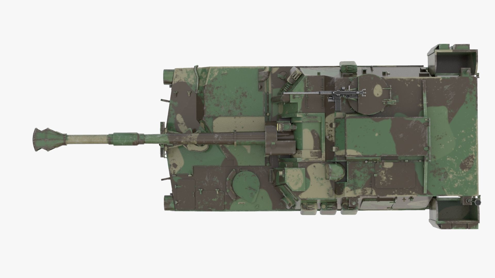 3D model m109 Paladin Tank with 4k textures VR / AR / low-poly | CGTrader