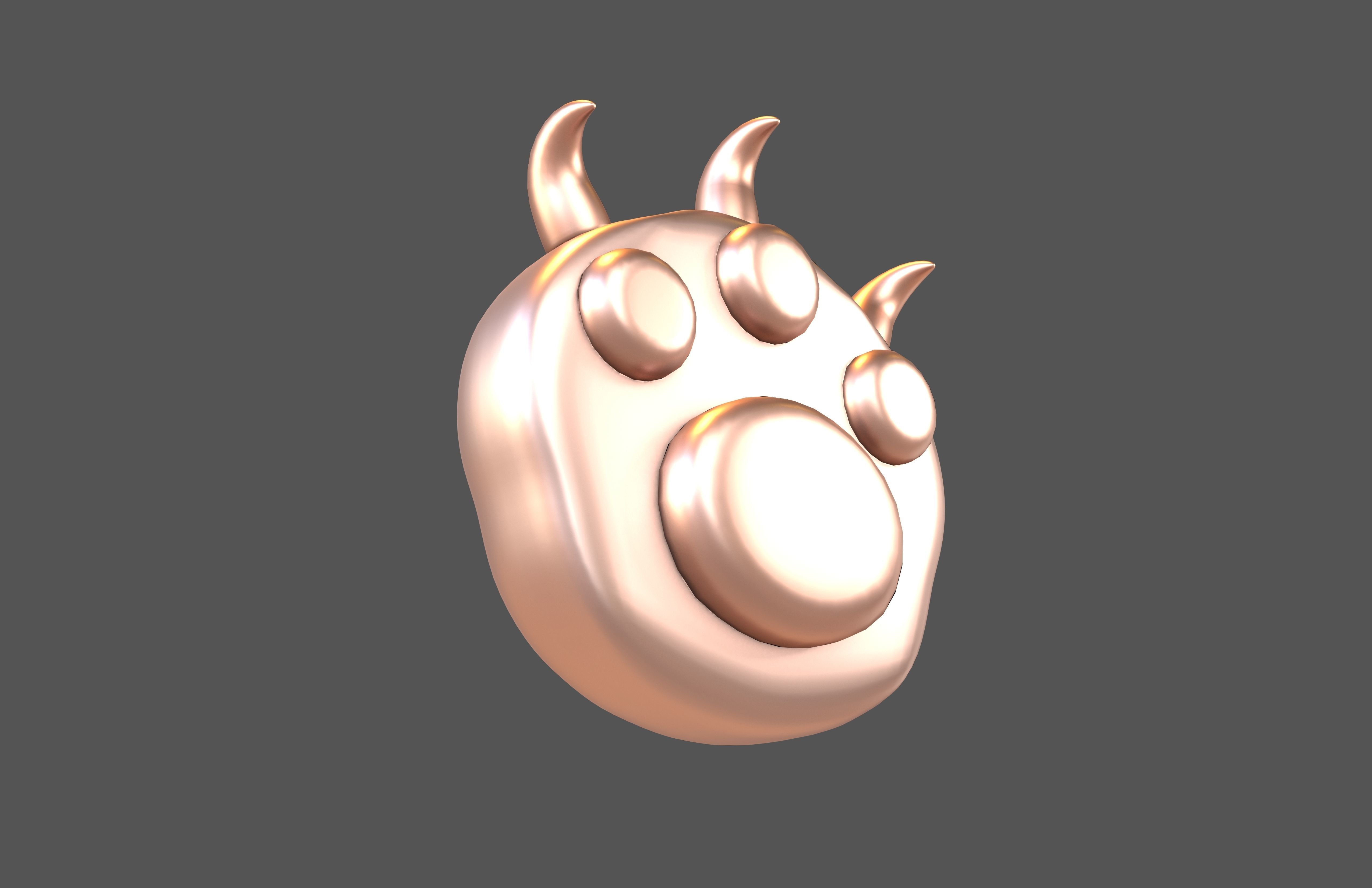 3D model Cat Paw v2 006 VR / AR / low-poly | CGTrader