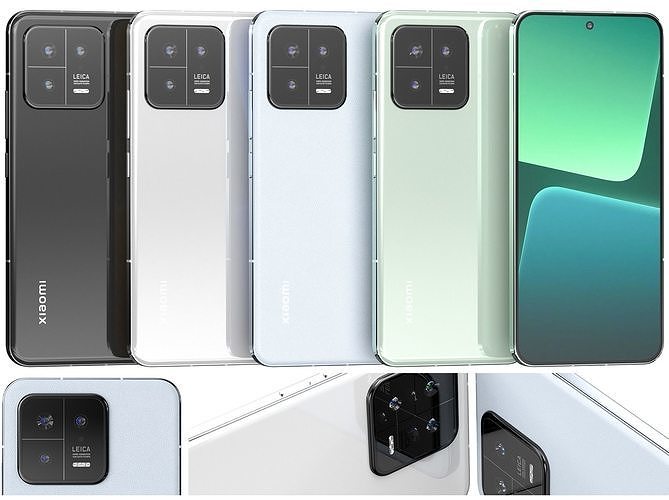 XIAO MI 13 cell phone 3D model | CGTrader