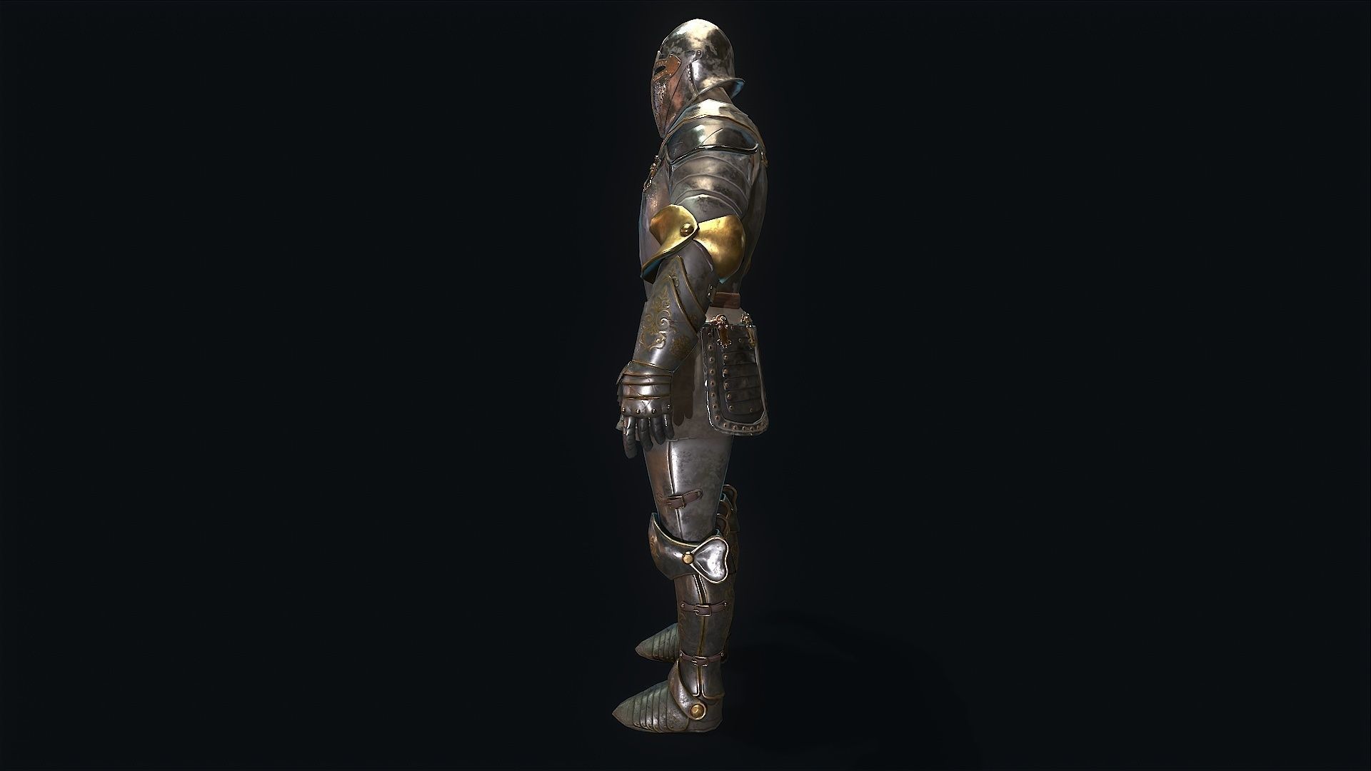 3D model Medieval Armor VR / AR / low-poly | CGTrader