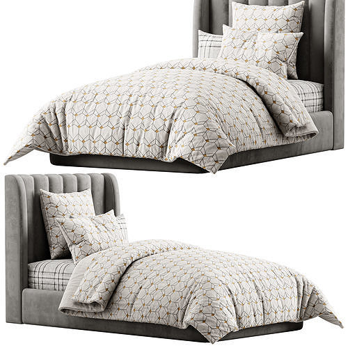 Avalon Platform Bed 3D model | CGTrader