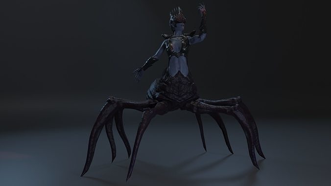 3D model Spider Queen VR / AR / low-poly | CGTrader