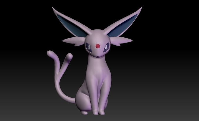 Pokemon Espeon 3D model 3D printable | CGTrader