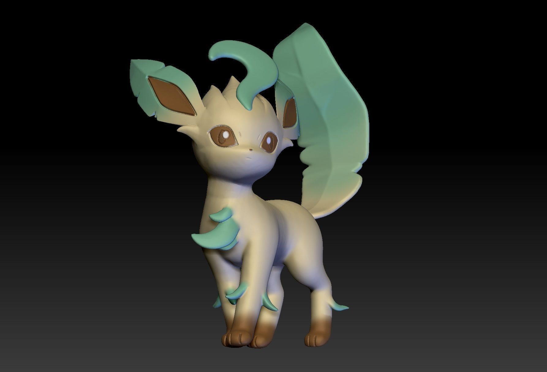 Pokemon Leafeon 3D model 3D printable | CGTrader