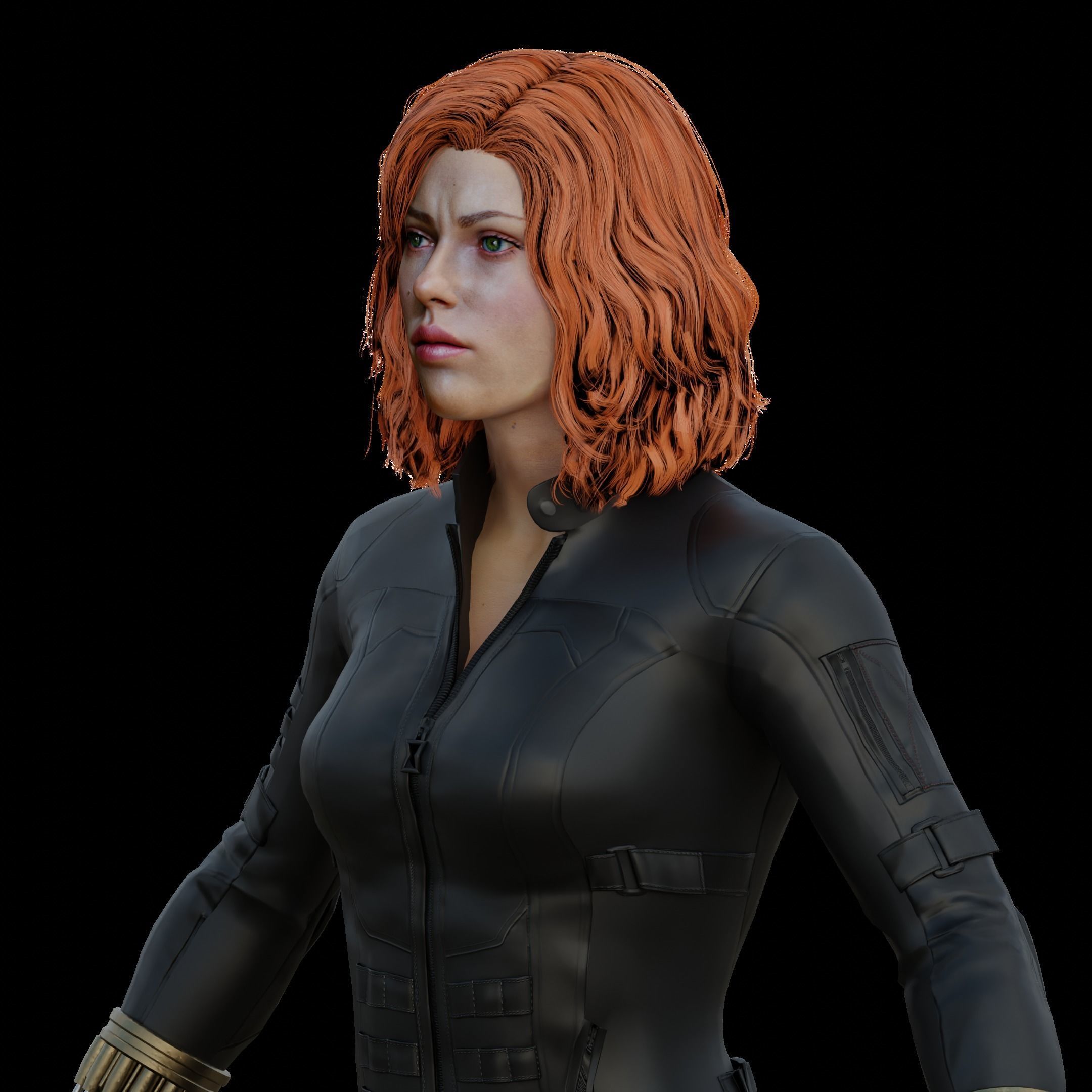 Natasha Black Widow 3D model | CGTrader