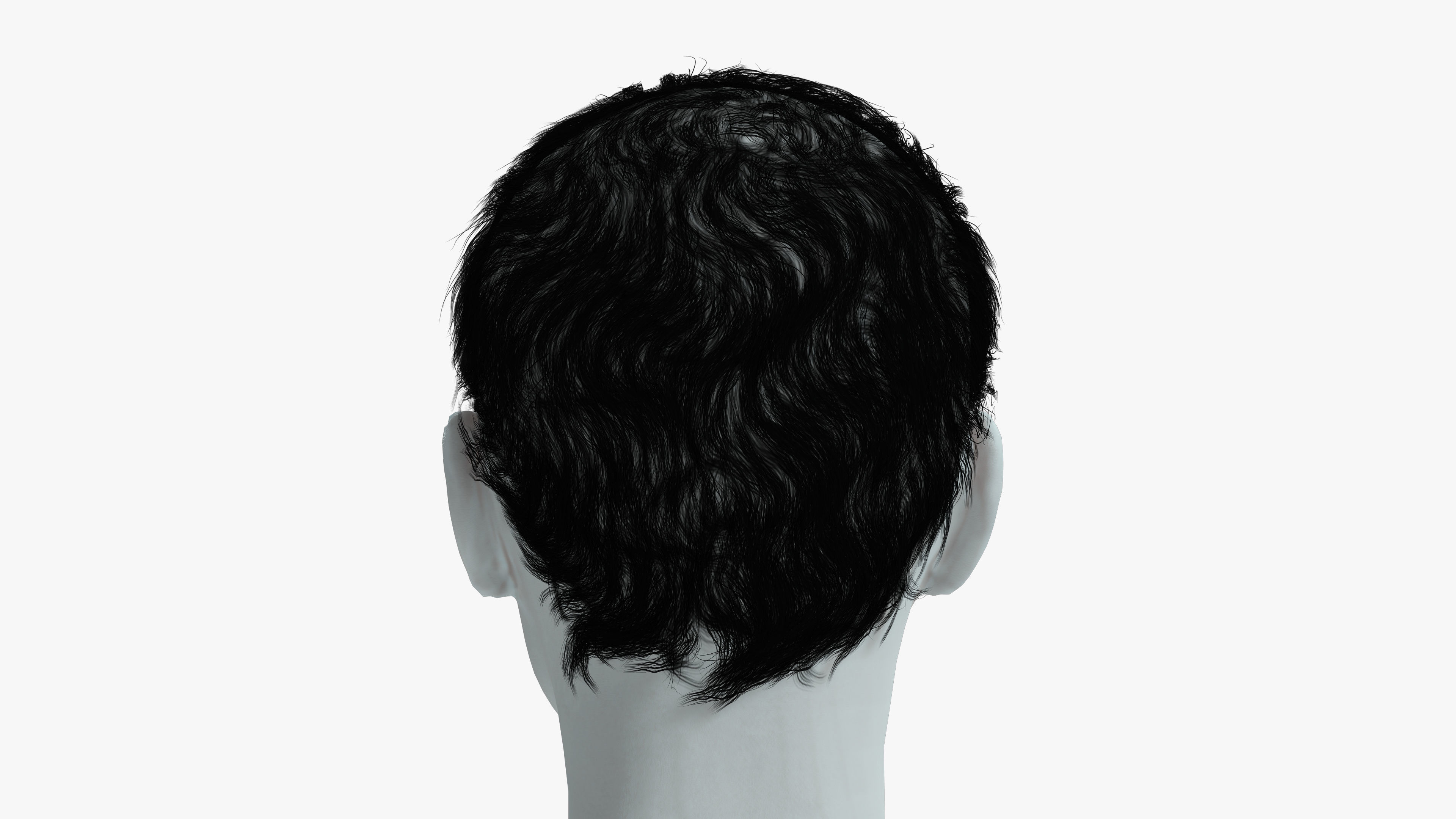 3D model Realistic Female hair afro VR / AR / low-poly | CGTrader