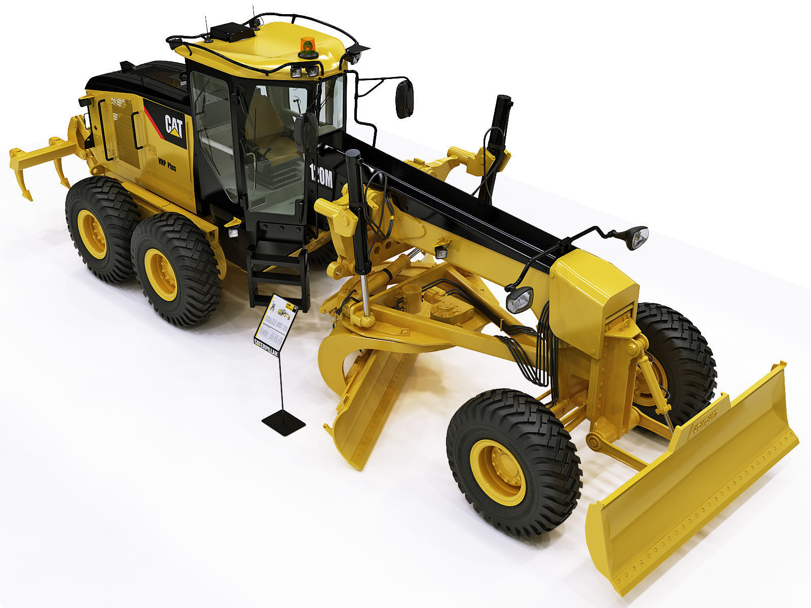 Motor Grader 3D model | CGTrader
