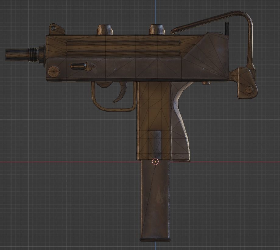 3D model MAC 10 Submachine Gun VR / AR / low-poly | CGTrader