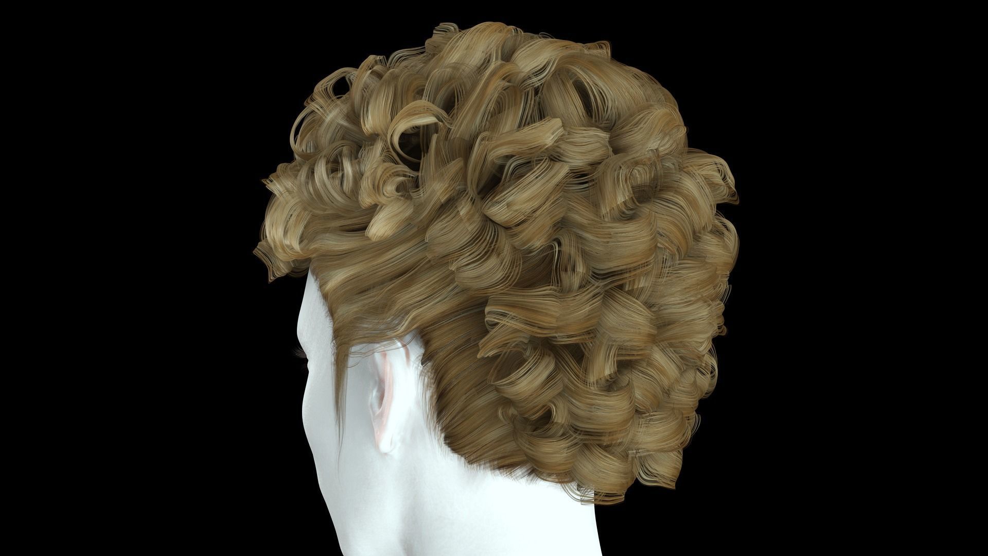 3D model Realistic Female hair modern VR / AR / low-poly | CGTrader