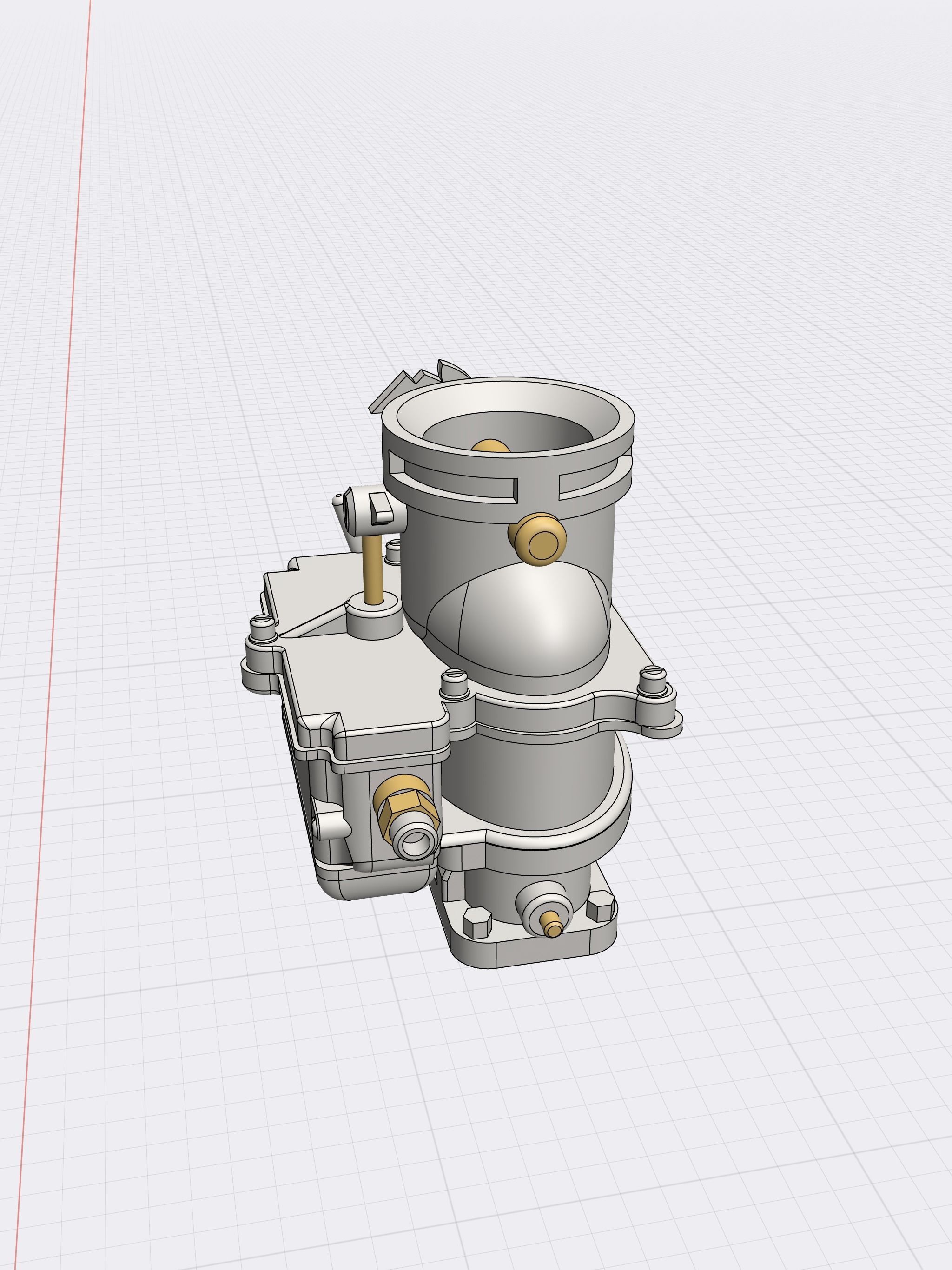 Stromberg 97 Carb 3D model 3D printable | CGTrader