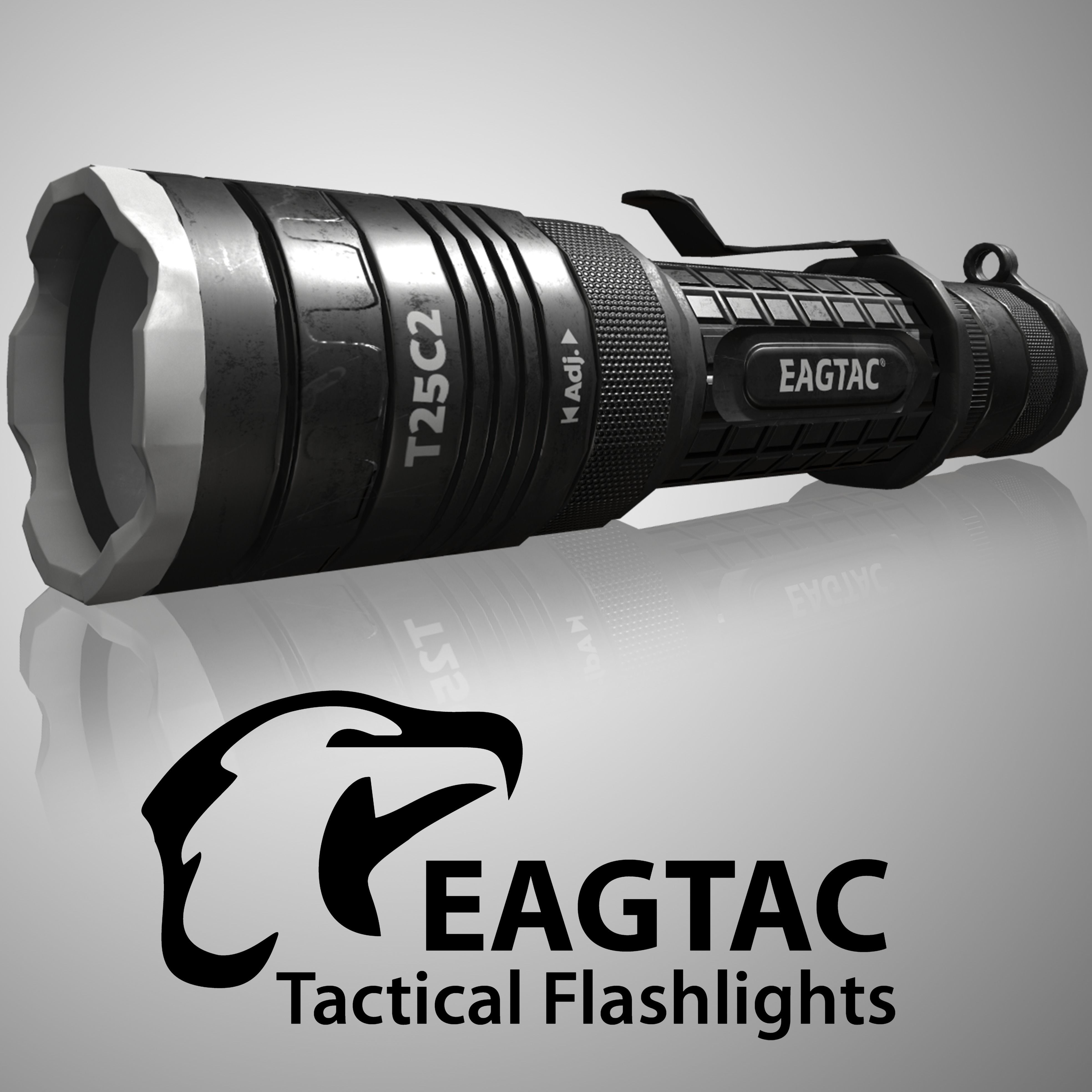 3D model Military flashlight - Game Ready 4K VR / AR / low-poly | CGTrader