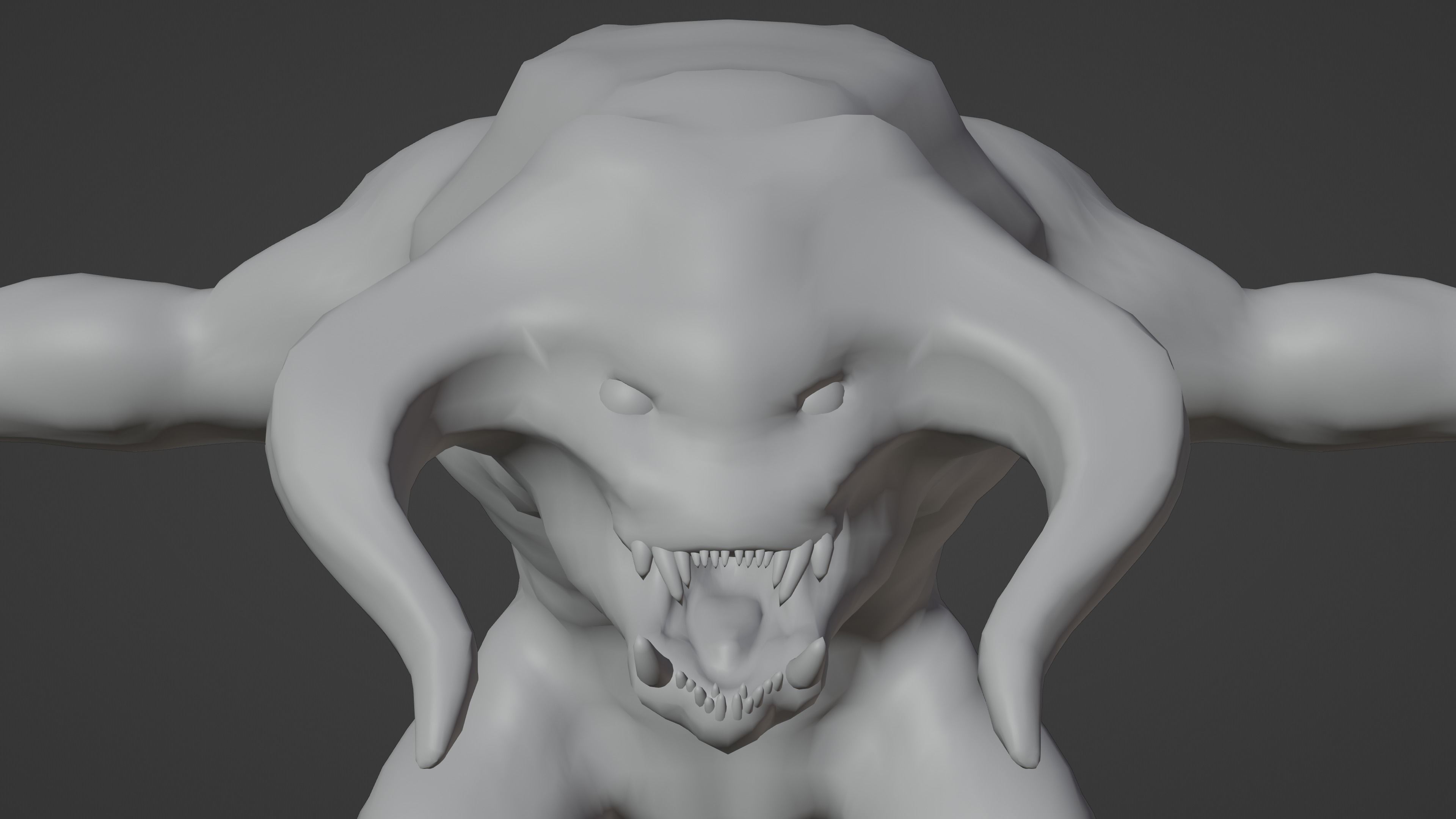 3D model Balrog - no wings VR / AR / low-poly | CGTrader