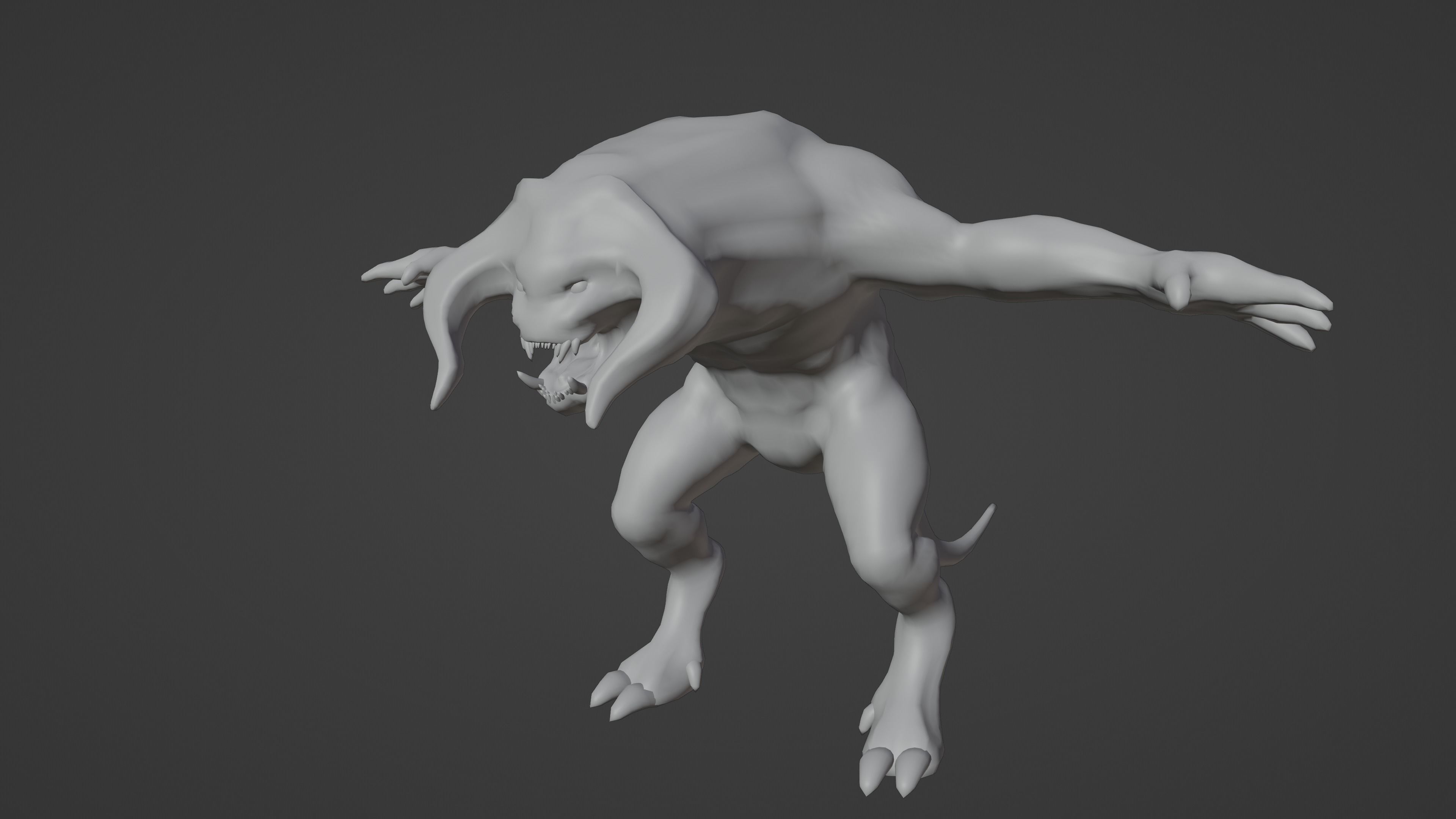 3D model Balrog - no wings VR / AR / low-poly | CGTrader