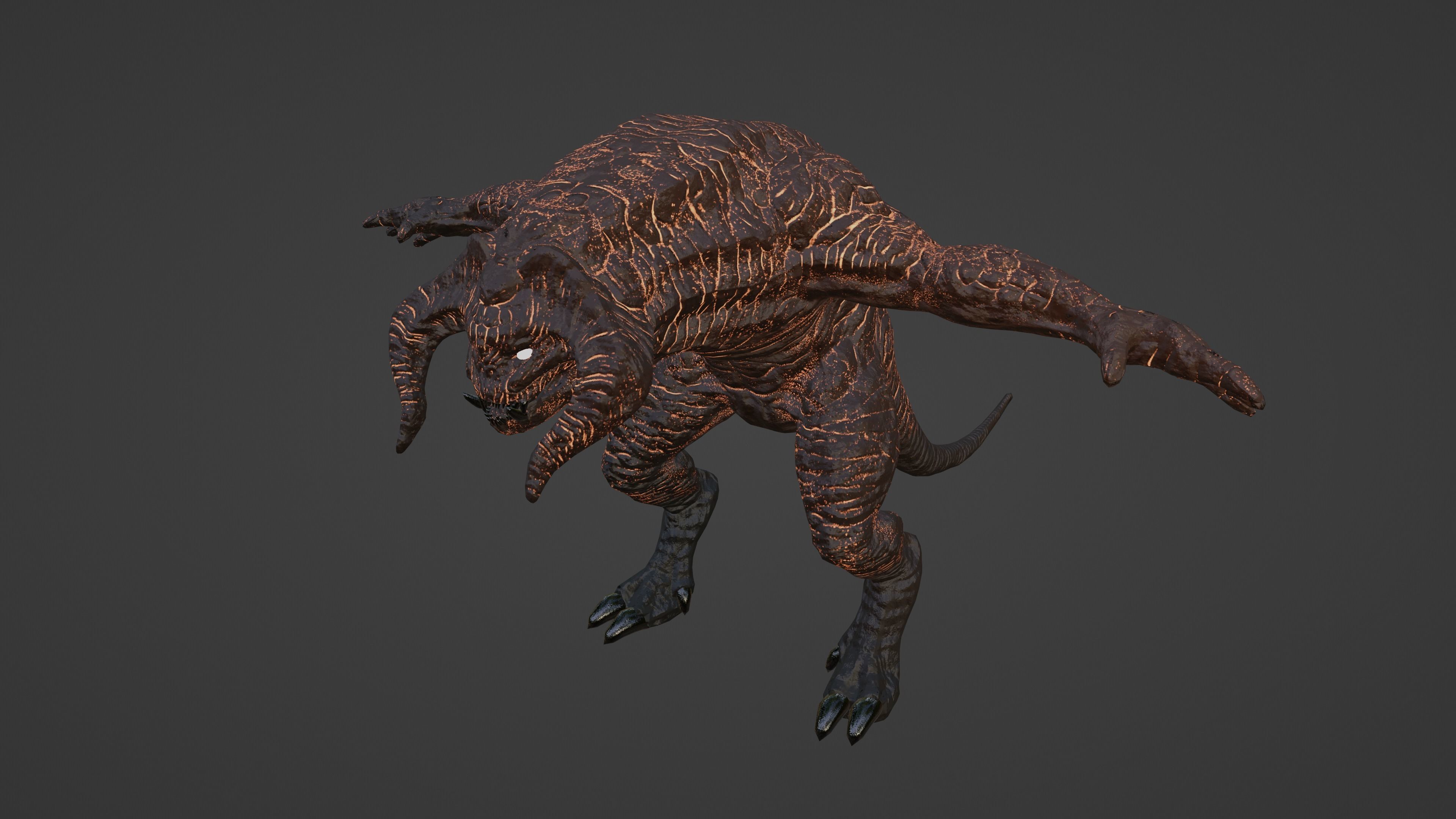 3D model Balrog - no wings VR / AR / low-poly | CGTrader