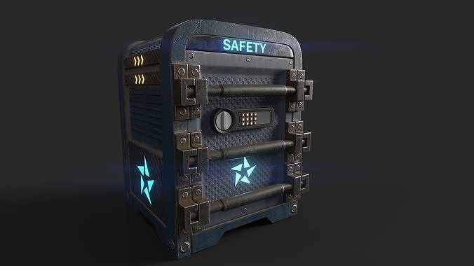 Scifi Safe 3D model | CGTrader
