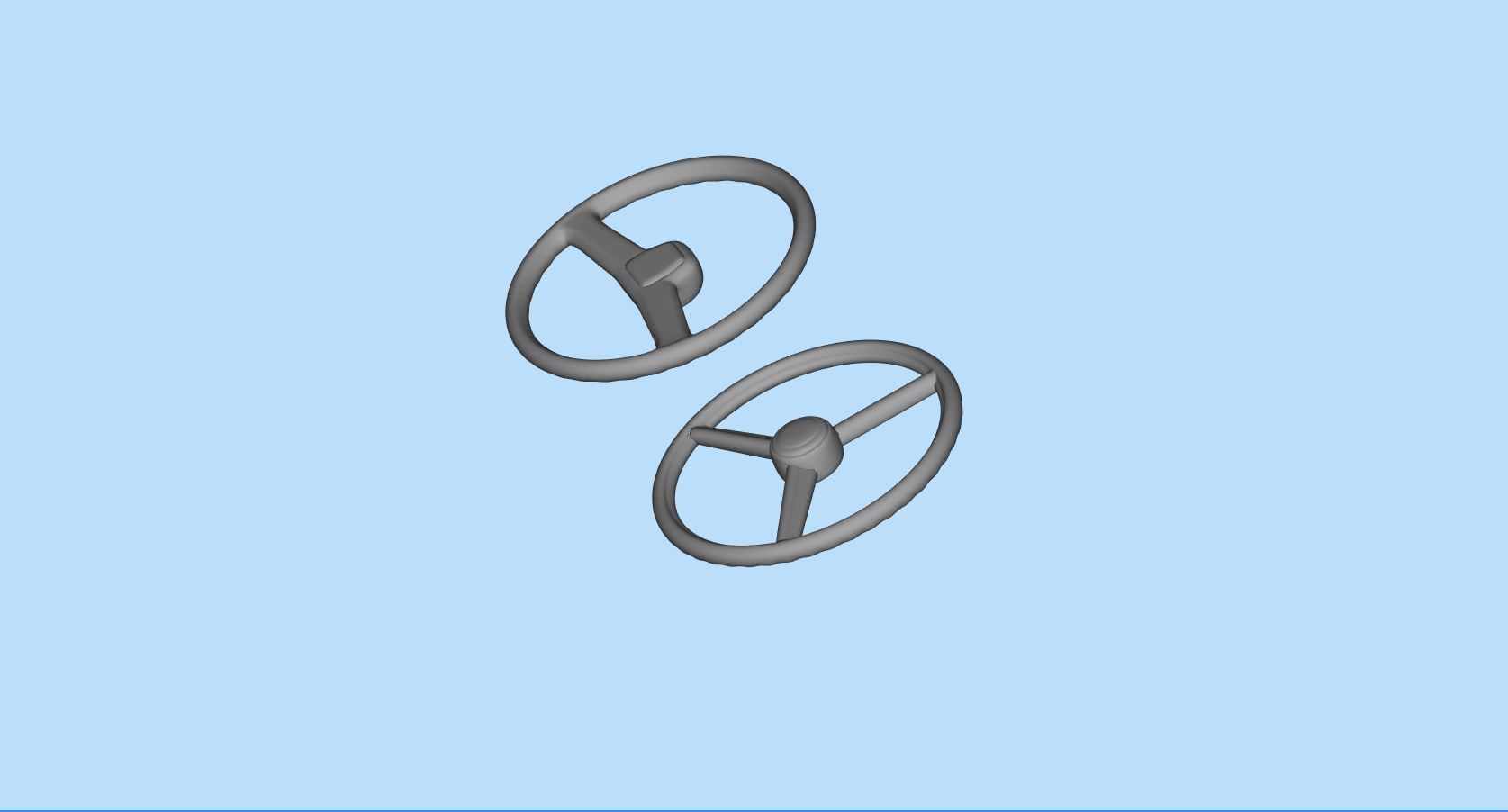 STL printable steering wheel for semi truck model kits free 3D model 3D ...