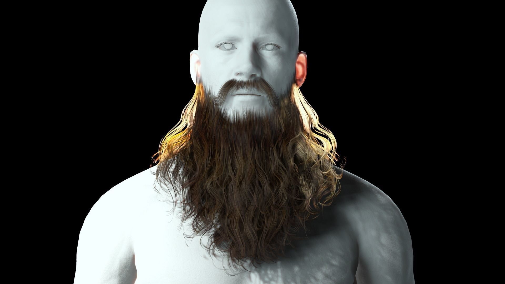 3D model Realistic Full Beard VR / AR / low-poly | CGTrader