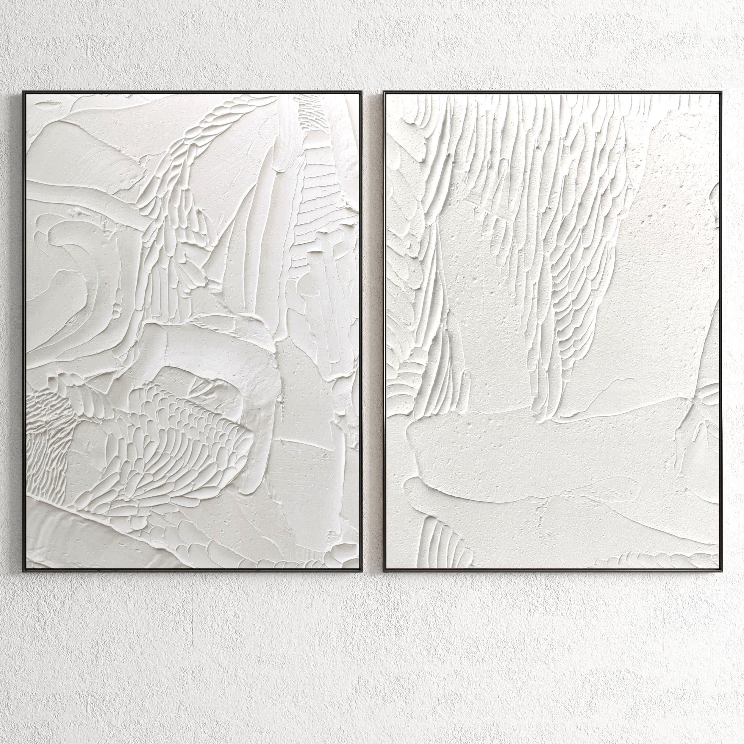 3D model Plaster Two Photo Frame 80 VR / AR / low-poly | CGTrader