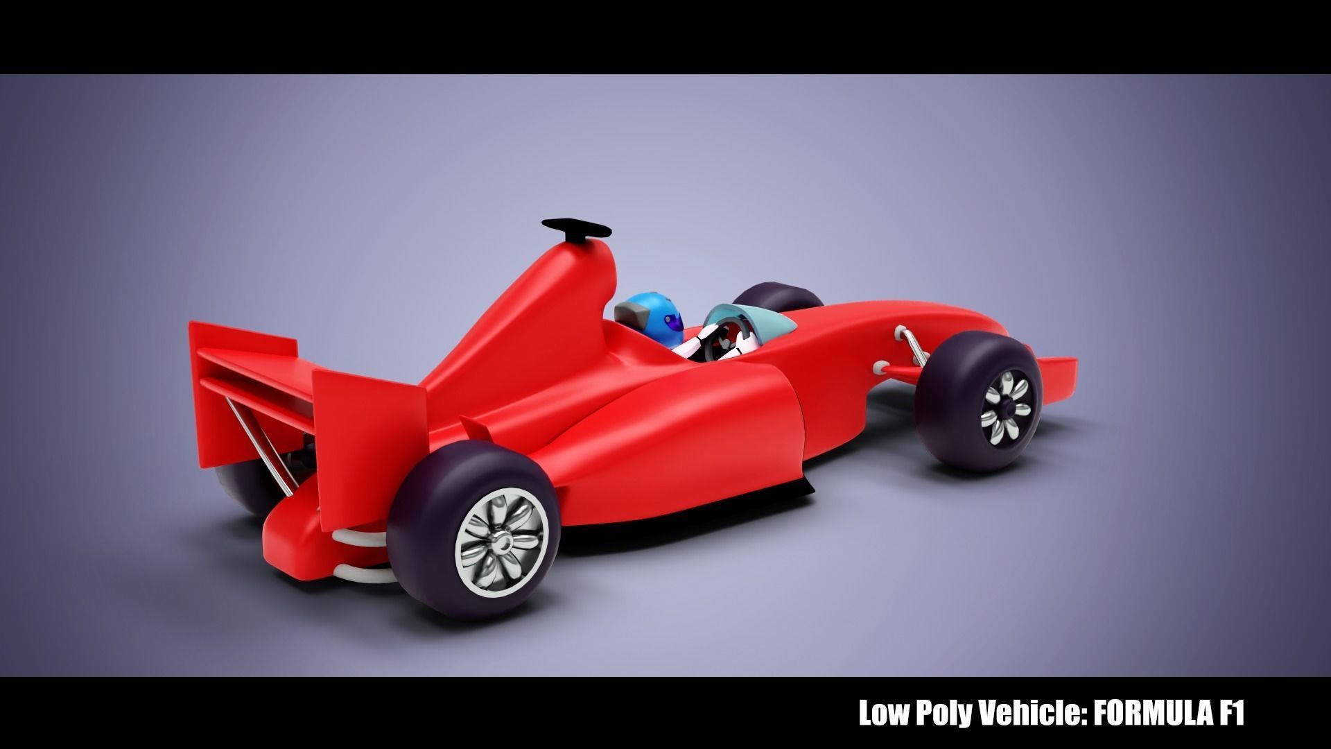 3D model Low Poly Vehicle - Formula F1 VR / AR / low-poly | CGTrader