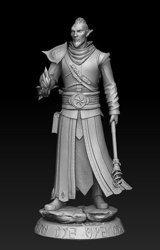 Dark Elf 3D model 3D printable | CGTrader