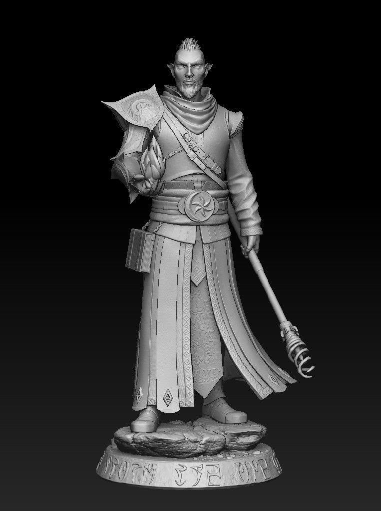 Dark Elf 3D model 3D printable | CGTrader
