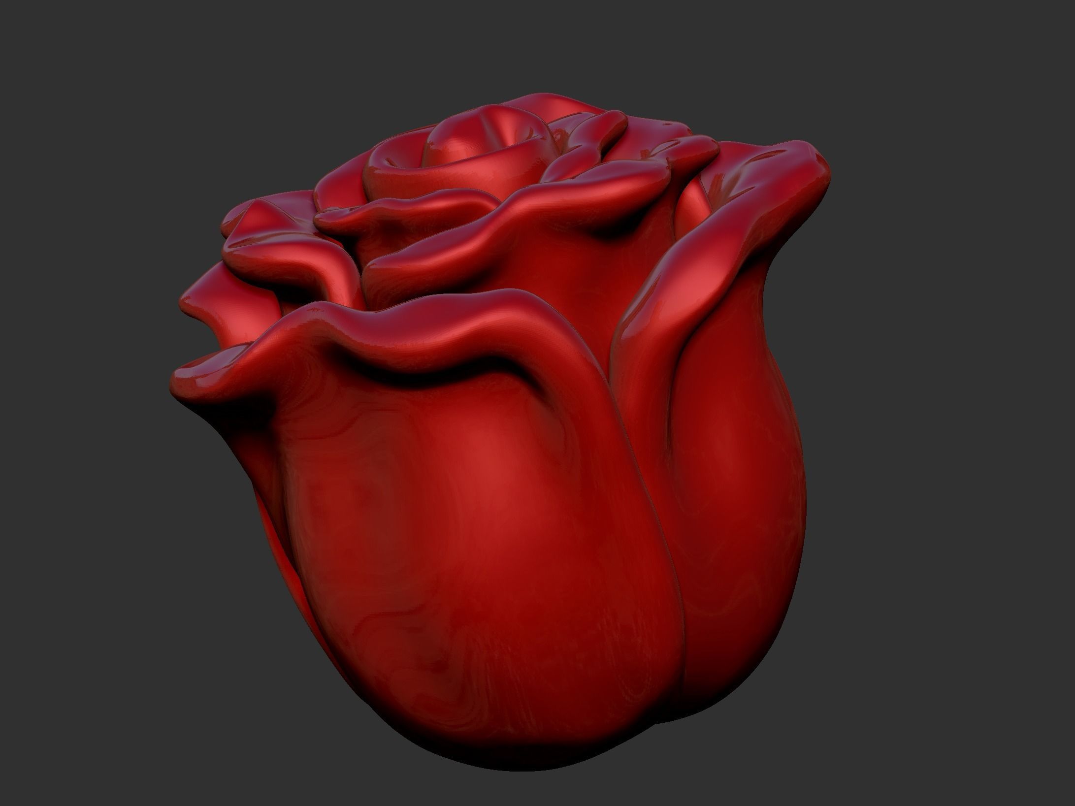 a rose 3D model 3D printable | CGTrader
