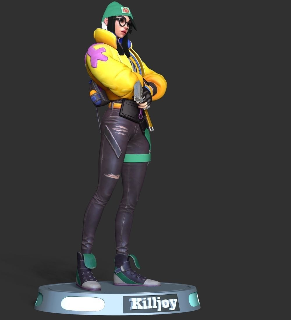 Killjoy - Valorant 3D model 3D printable | CGTrader