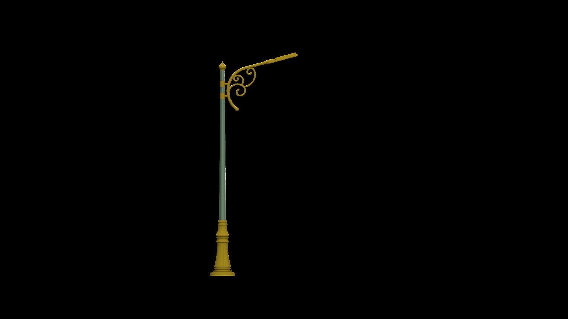 Decorative pole design 3D model 3D printable | CGTrader