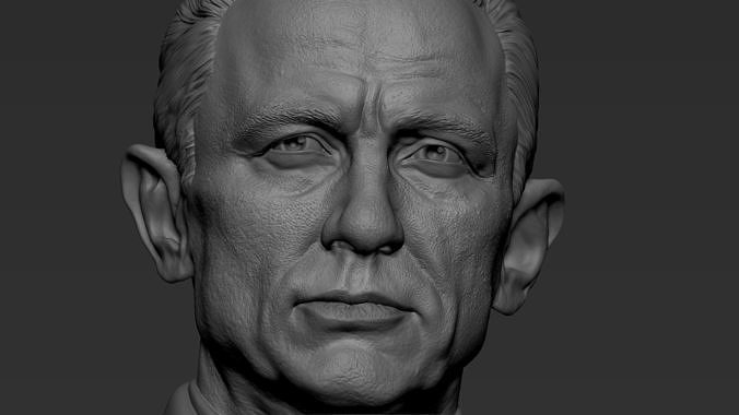 Daniel Craig 3D model 3D printable | CGTrader
