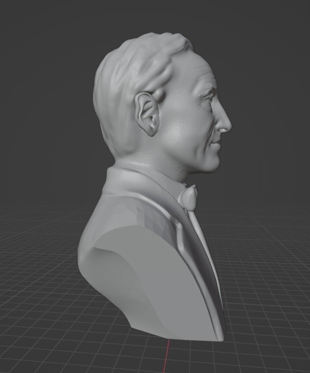 Ian Fleming 3D model 3D printable | CGTrader