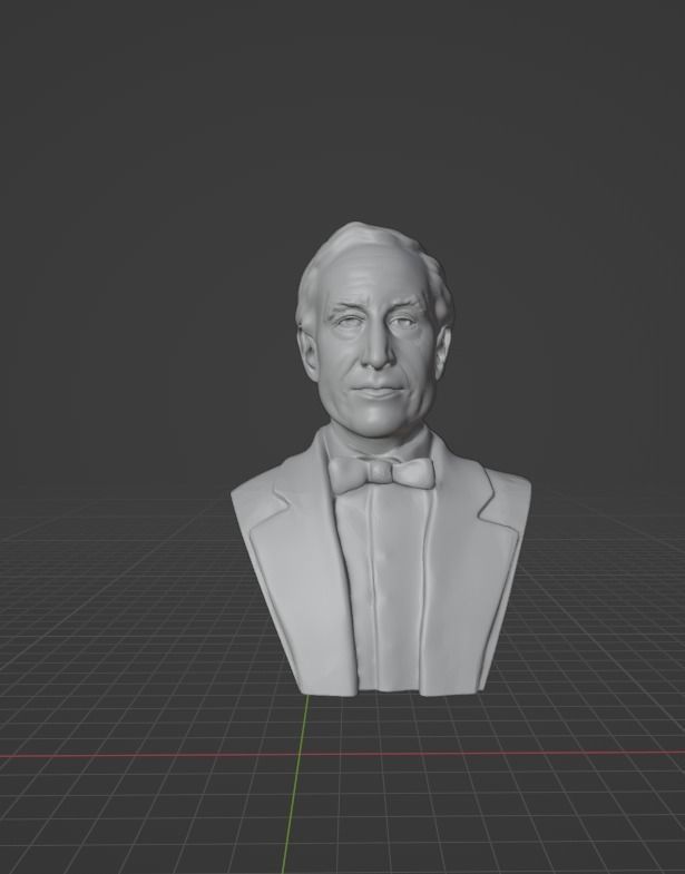 Ian Fleming 3D model 3D printable | CGTrader